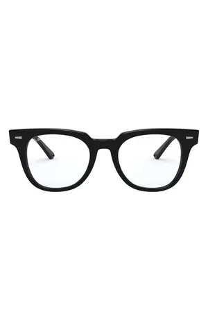 Ray-ban Ray-Ban 50mm Square Eyeglasses Black