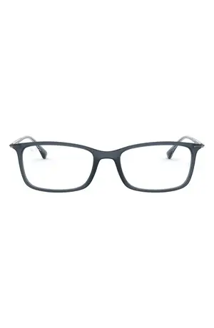 Ray-ban Ray-Ban 53mm Rectangular Eyeglasses Dark Blue2