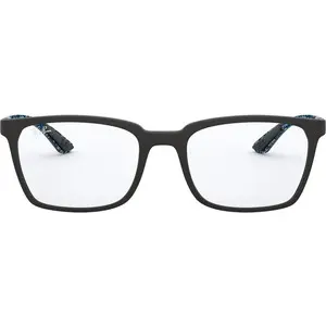 Ray-ban Ray-Ban 54mm Rectangular Eyeglasses Matte Black