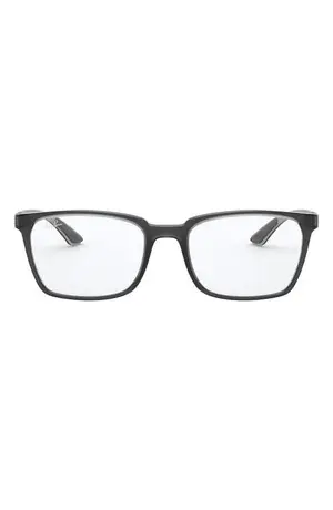 Ray-ban Ray-Ban 54mm Rectangular Eyeglasses One-color