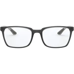 Ray-ban Ray-Ban 54mm Rectangular Eyeglasses Trans Grey