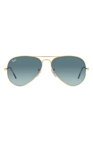 Ray-ban Ray-Ban Original Aviator Sunglasses Gold Blue