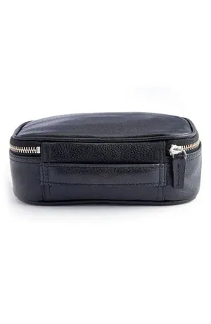 ROYCE NEW YORK Leather Tech Accessory Case - Black