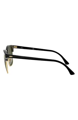 Ray-ban 55mm Round Frame Sunglasses - Black