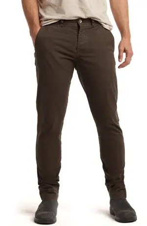 ROAN Raleigh Stretch Cotton Chino Pants - Olive