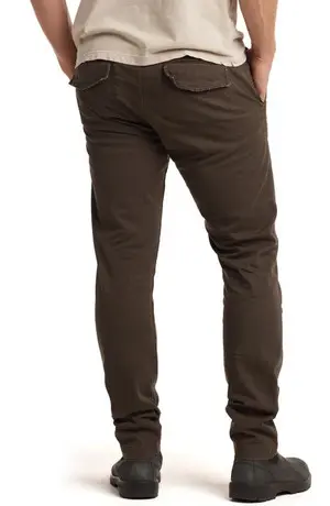 ROAN Raleigh Stretch Cotton Chino Pants - Olive