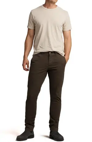 ROAN Raleigh Stretch Cotton Chino Pants - Olive