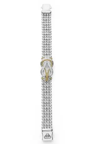 Lagos Newport Flat Beaded Bracelet