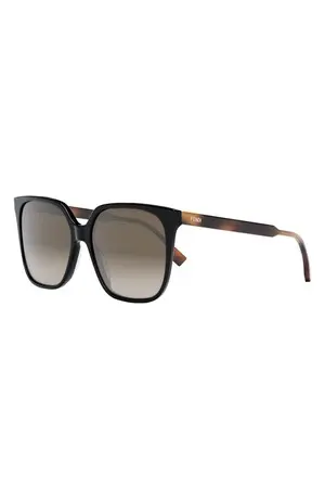 Fendi 59mm Geometric Sunglasses
