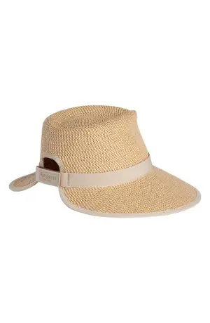 Eric Javits Eric Javits Sun Crest Packable Fedora Visor Peanut