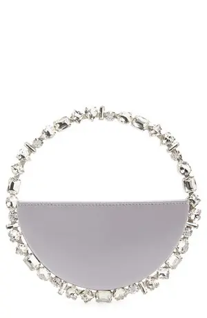 L’ALINGI Eternity Crystal Top Handle Bag - Silver
