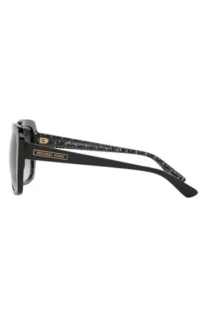 Michael Kors 55mm Square Sunglasses - Black
