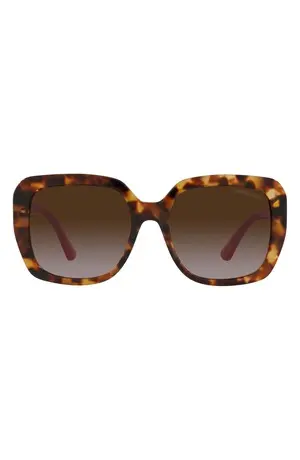 Michael Kors Michael Kors 55mm Square Sunglasses Tort