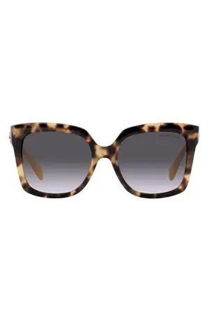 Michael Kors Michael Kors 55mm Square Sunglasses Yellow Tortoise