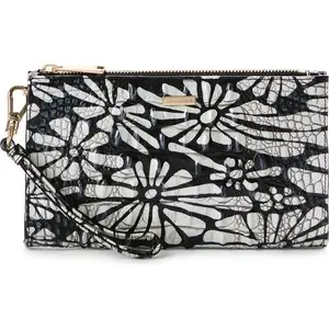 Brahmin Brahmin Daisy Croc Embossed Wristlet Daisy Batik