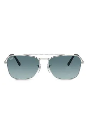 Ray-ban Caravan 58mm Square Sunglasses - Grey Gradient
