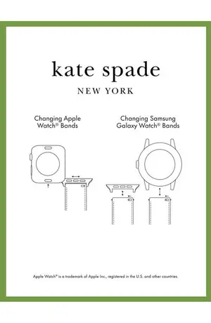 Kate Spade New York Floral Silicone 20mm Apple Watch® Watchband