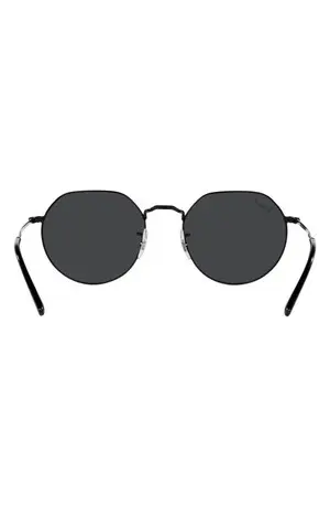 Ray-ban Jack 53mm Polarized Sunglasses - Black/polarized Black