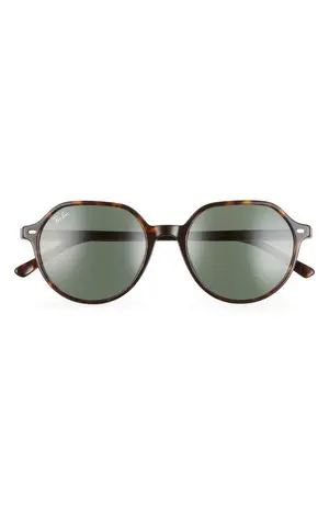 Ray-ban Ray-Ban 53mm Geometric Sunglasses Havana / Green
