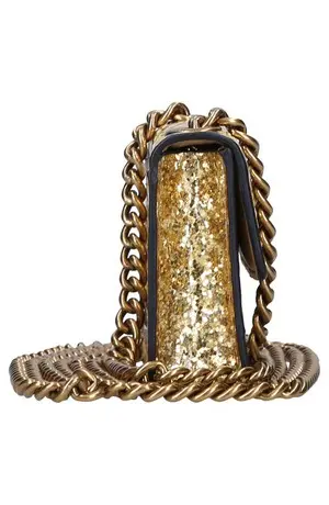 Kurt Geiger Kensington Glitter Quilted Crossbody Bag