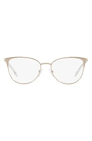 Armani Exchange 52mm Cat Eye Optical Glasses - Rose Gold