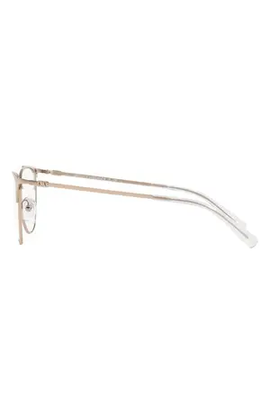 Armani Exchange 52mm Cat Eye Optical Glasses - Rose Gold