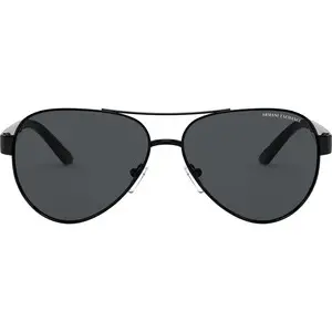 Armani Exchange Aviator Sunglasses - Black