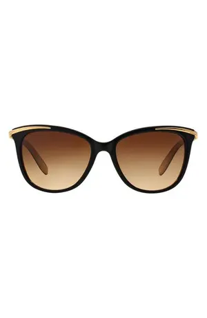Ralph Lauren 54mm Cat Eye Sunglasses - Blacktan