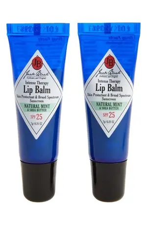 Jack Black Intense Therapy Lip Balm Spf 25 Duo - Mint