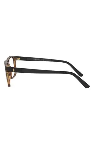 Polo Ralph Lauren 56mm Rectangle Eyeglasses - Dark Havana