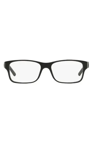 Polo Ralph Lauren Rectangle Eyeglasses - Shiny Black
