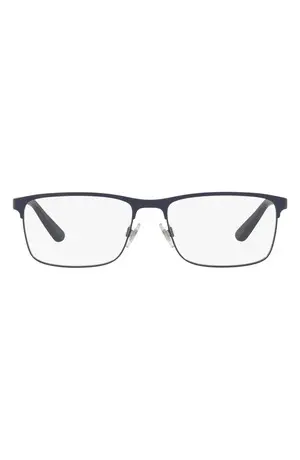 Polo Ralph Lauren Polo Ralph Lauren 54mm Rectangular Eyeglasses Matte Navy
