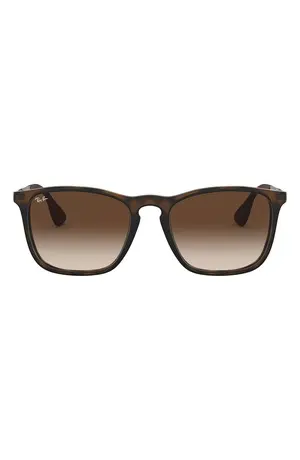 Ray-ban Ray-Ban 54mm Gradient Square Sunglasses Brown