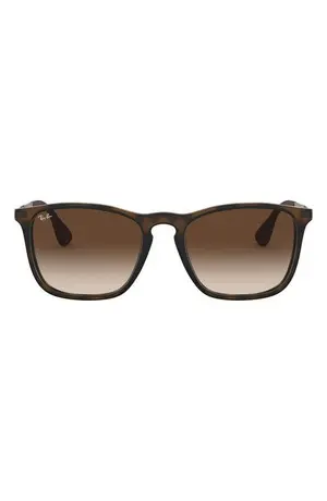 Ray-ban 54mm Gradient Square Sunglasses - Brown