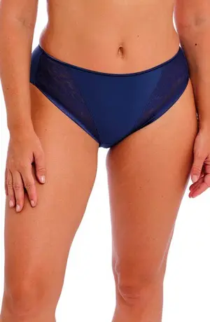 Fantasie Illusion Full Figure Mesh Briefs - Navy