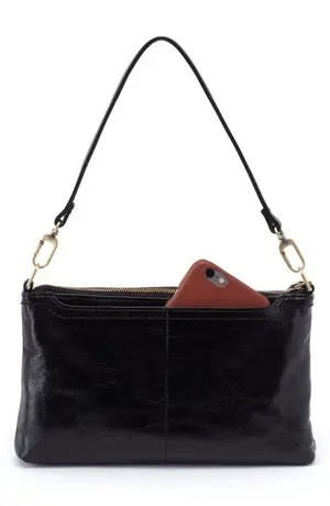 Hobo Darcy Convertible Leather Crossbody Bag - Black