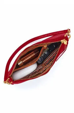 Hobo Darcy Convertible Leather Crossbody Bag - True Red