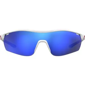 Under Armour 99mm Mirrored Sport Sunglasses - Matte White