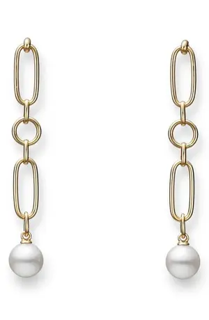 MIKIMOTO Mikimoto M Collection Cultured Pearl Drop Earrings