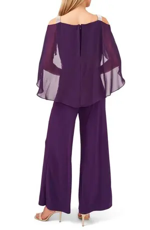 Chaus Blouson Cape Jumpsuit