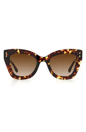 Isabel Marant Étoile Isabel Marant 51mm Cat Eye Sunglasses Medium Brown