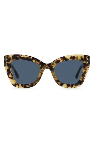 Isabel Marant Étoile Isabel Marant 51mm Cat Eye Sunglasses Yellow / Blue