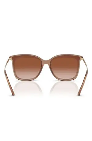Michael Kors 61mm Square Sunglasses - Brown Grad