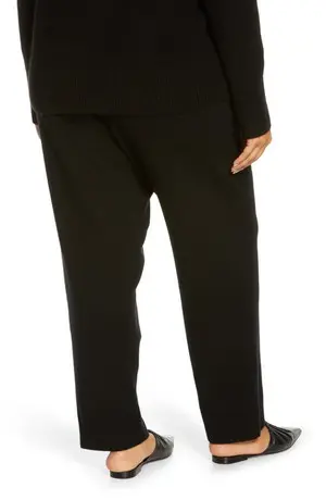 Vince Slim Fit Cashmere Pants - Black