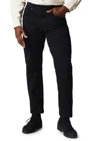 Billy Reid Stretch Cotton Five-pocket Pants - Black