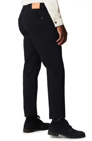 Billy Reid Stretch Cotton Five-pocket Pants - Black