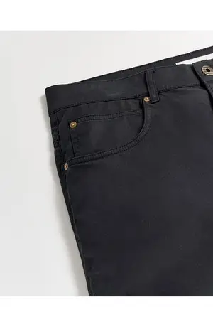 Billy Reid Stretch Cotton Five-pocket Pants - Black