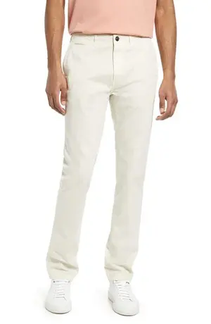 Billy Reid Stretch Cotton Straight Leg Chinos