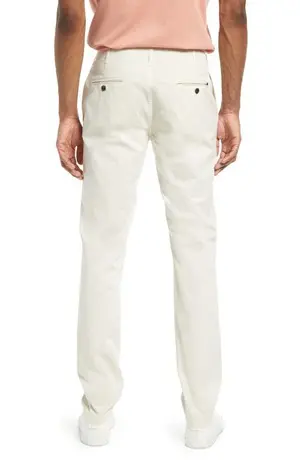 Billy Reid Stretch Cotton Straight Leg Chinos