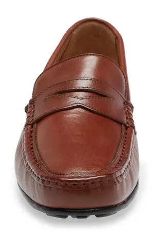 Nordstrom Lawson Driving Penny Loafer - Brown Dark